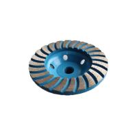 China 4 Concrete 1.9cm Hole Diamond Grinding Cup Wheel No 46 Grit 10cm Turbo for sale