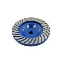China 7 Concrete 16cm Hole Turbo Diamond Grinding Wheel No 24 Grit 178mm for sale