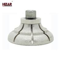 China Granite Stone Stone Router Bits 5/8-11 Thread Demi Bullnose 75mm No 2 Grit for sale