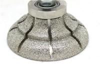 China Quartz No3 Grit Granite Bullnose Router Bit 85mm M14 Thread for sale