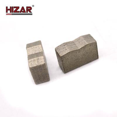 China 20x5.3mm Sandstone 3.5mm Steel Blank  Core Bit Segment No25 Stone Cutting Segment for sale
