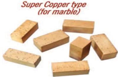 China 9.3mm Steel Blank NO 156 Stone Cutting Segments ODM Color Granite Cutting Segments for sale