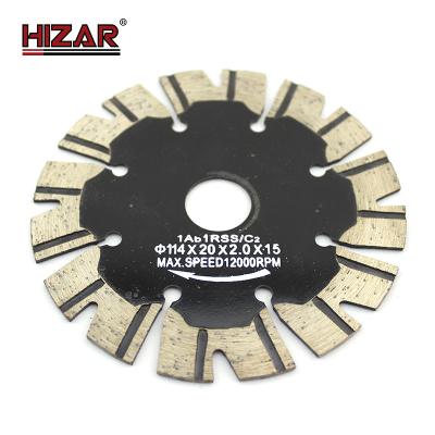 China 2cm Inner Hole 10mm 10'' Tile Saw Diamond Saw Blades Segmented Rim for sale