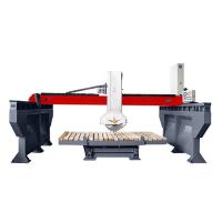 China Granite Tile 80cm 18.5kw Blade Marble Cutting Machine 45 Deg Axis for sale
