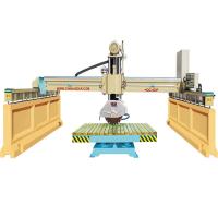 China Stone Fabrication Accurate Marble Cutting Machine 45CM Blade 5900KG 15kw for sale