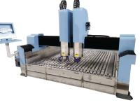 China 2030 Double XYZ 3 Axis Stone CNC Machines 3000mm Granite Engraving Machine for sale