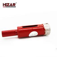 China Granite 370mm Drill Bit Diamond  Customizable 3 Core Drill Bit 5/8-11 Thread for sale