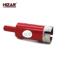China Granite 370mm Drill Bit Diamond  Customizable 3 Core Drill Bit 5/8-11 Thread for sale