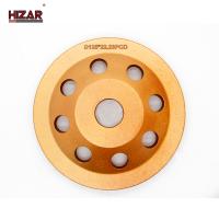China 4'' 100mm 22.23mm Hole Diamond Grinding Cup Wheels No36 Grit Porcelain Tile Grinding Disc for sale
