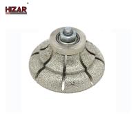 China Diamond Bullnose 85mm Stone Router Bits M14 Thread No 1 Grit for sale