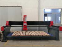 China 5 Axis Bridge Cutting Machine Rotate 360 Degrees 45 Degrees Chamfer  CNC Machines for sale
