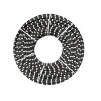 China 50m Diamond Cutting Wire Saw Granite Marble Stone Quarry 11.5mm Rope Cutting 40pcs Beads /M for sale