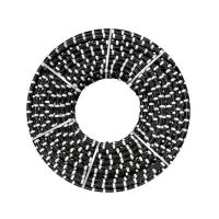 China 50m Diamond Cutting Wire Saw Granite Marble Stone Quarry 11.5mm Rope Cutting 40pcs Beads /M for sale