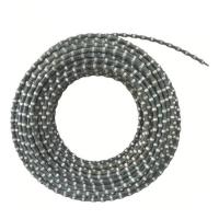 China 50m Diamond Cutting Wire Saw Granite Marble Stone Quarry 11.5mm Rope Cutting 40pcs Beads /M for sale