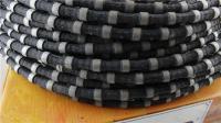 China 50m Diamond Cutting Wire Saw Granite Marble Stone Quarry 11.5mm Rope Cutting 40pcs Beads /M for sale