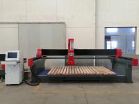 China Bridge Cutting Saw For Granite Marble With 5 Axis 45 Degrees Chamfer Cutting  Stone CNC Machine for sale