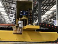China 5 Axis 360 Degree Rotary Head Bridge Stone CNC Machine For Marble And Granite for sale