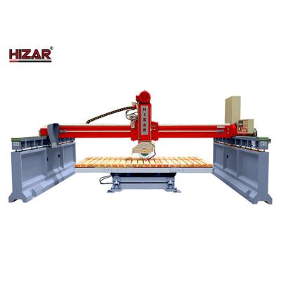 China Infrared Pillar Guide Bridge Cutting Saw 360 Degree Rotation And 85 Degree Tilt Work Table Stone Cutting Machine for sale