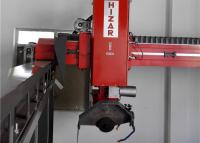 China Infrared Pillar Guide Bridge Cutting Saw 360 Degree Rotation And 85 Degree Tilt Work Table Stone Cutting Machine for sale