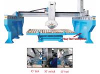 China Infrared Bridge 45 Degree Head Tilting Stone Cutting Machine For Marble And Granite for sale