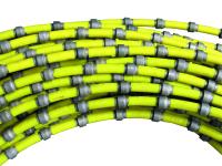 China 40 Bead / M   Sharp And Efficient Plastic Diamond Wire Saw Used In Stone Factories for sale