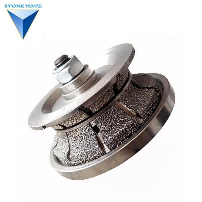 China Sharp Diamond Hand Profiling Stone Router Bit Internal Thread For Marble Granite Edge Profile for sale