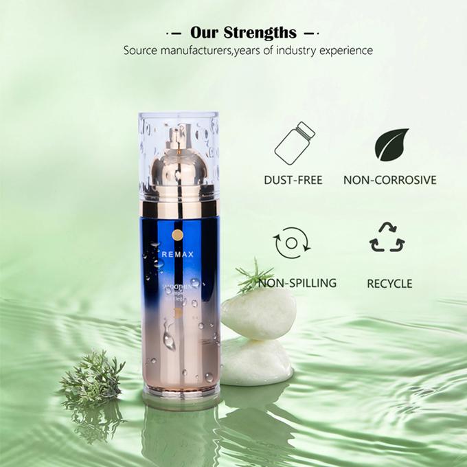120ml Blue Gradient Cosmetic Packaging Bottle Glass Empty Skincare Bottles For Facial Care 2