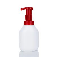 China 300ml Plastic White Cylindrical Smooth Bottle With White Pump For Foam Pump Bottle for sale