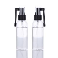 China 18/410 Medical Black Plastic Nasal Spray Bottle Anitary and Sterile for Easy Carrying. for sale