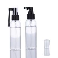 China 18/410 Medical Black Plastic Nasal Spray Bottle Anitary and Sterile for Easy Carrying. for sale