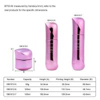 China 50g Cylinder Glass Bottle 120ml Glass Bottle With Unique Design for sale