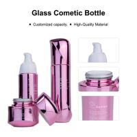 China 50g Cylinder Glass Bottle 120ml Glass Bottle With Unique Design for sale