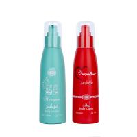 China 150ml Red/Blue cylindrical smooth with Red/Blue pump for shampoo lotion bottle for sale