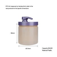 China 250ml Champagne-Colored cylindrical smooth with purple pump for shampoo lotion bottle for sale