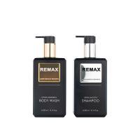 China 300ml black rectangle smooth with black pump for shampoo lotion bottle for sale