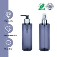 China 250ml Purple cylindrical smoothwith Silver pump/spary for shampoo lotion bottle for sale