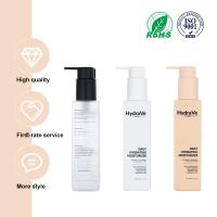 China 150ml Orange/white rectangle smooth with black/white/orange pump for shampoo lotion bottle for sale