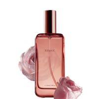 China 100ml Pink Gradient Glass Cosmetic Packaging Glass Lotion Bottle With Pump for sale