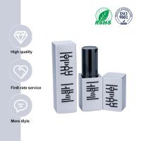 China Silver Base Lip Balm Tubes 3.5 Gram Plastic Lipstick Container For Cosmetic for sale