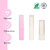 China Slim Lip Balm Tubes Plastic Solid Color Lipstick Tube Simplicity Versatility for sale