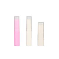 China Slim Lip Balm Tubes Plastic Solid Color Lipstick Tube Simplicity Versatility for sale