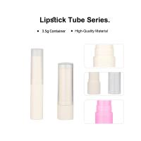China Slim Lip Balm Tubes Plastic Solid Color Lipstick Tube Simplicity Versatility for sale