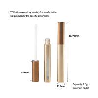 China 1.6g Brown Lip Balm Tubes High Clarity Antique for sale