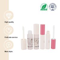 China 1.6g Frosted Cool Lip Balm Containers Tube With Beige Cap Lipstick Container Empty for sale