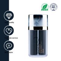 China 20ml Airless Bottles Cosmetic Packaging 105mm Vacuum Black Pump Bottle for sale