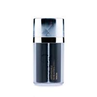 China 20ml Airless Bottles Cosmetic Packaging 105mm Vacuum Black Pump Bottle for sale