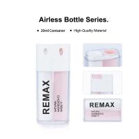 China 20ml X 2 Airless Pump Bottles White Pink Dual Chamber Plastic Airless Cosmetic Containers for sale