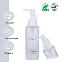 China 150ml Matte Finish Oil Cosmetic Bottle Clear Plastic Makeup Remover Bottle for sale