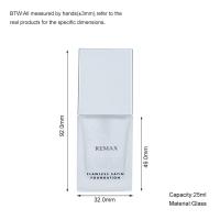 China 25ml Frosted Glass Empty Foundation Bottle Matte Finish For Cosmetic for sale