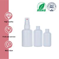 China 20ml 60ml 120ml Trigger Sprayer Bottles Plastic Clean White Bottle For Cosmetic for sale